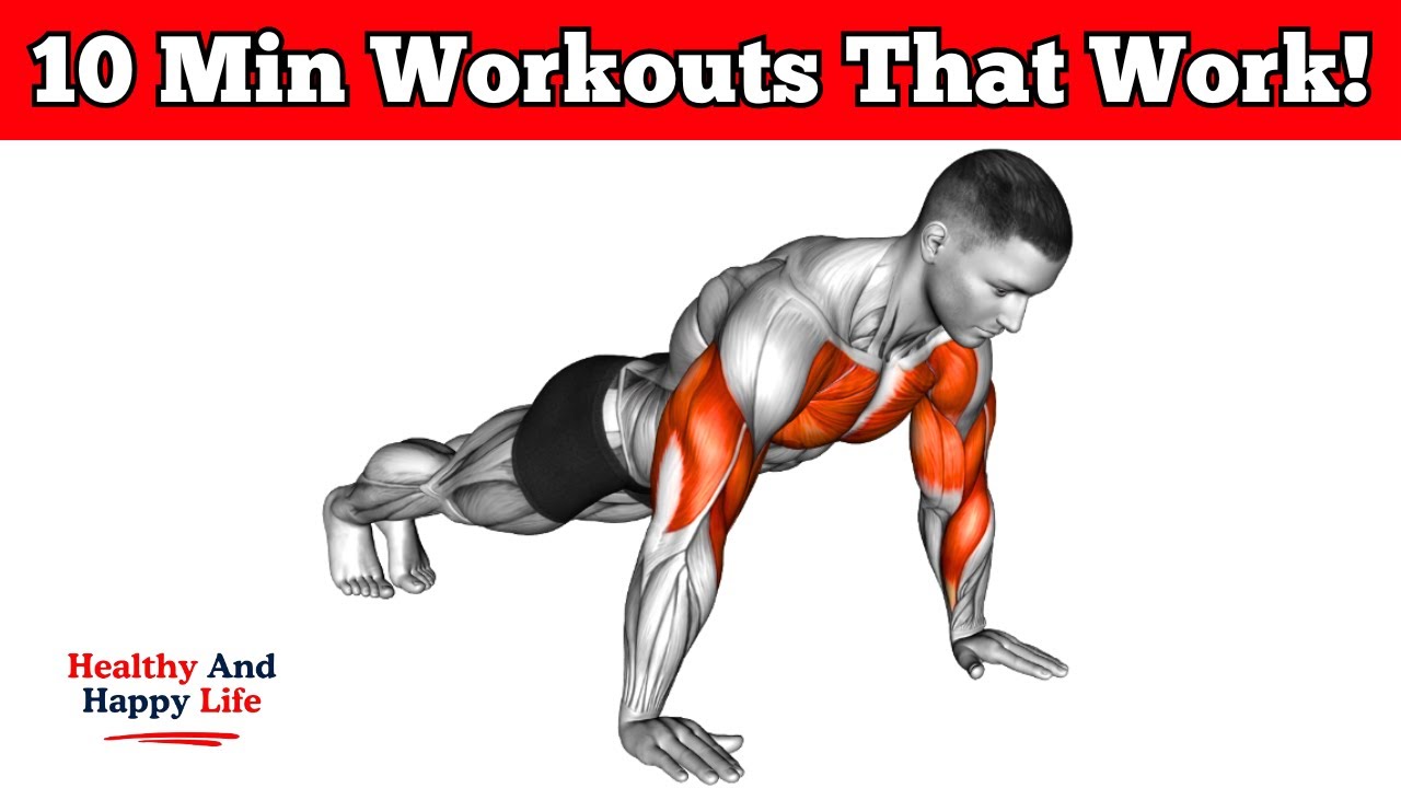 Transform Your Body: 10 Minute Workouts for Young Men - YouTube