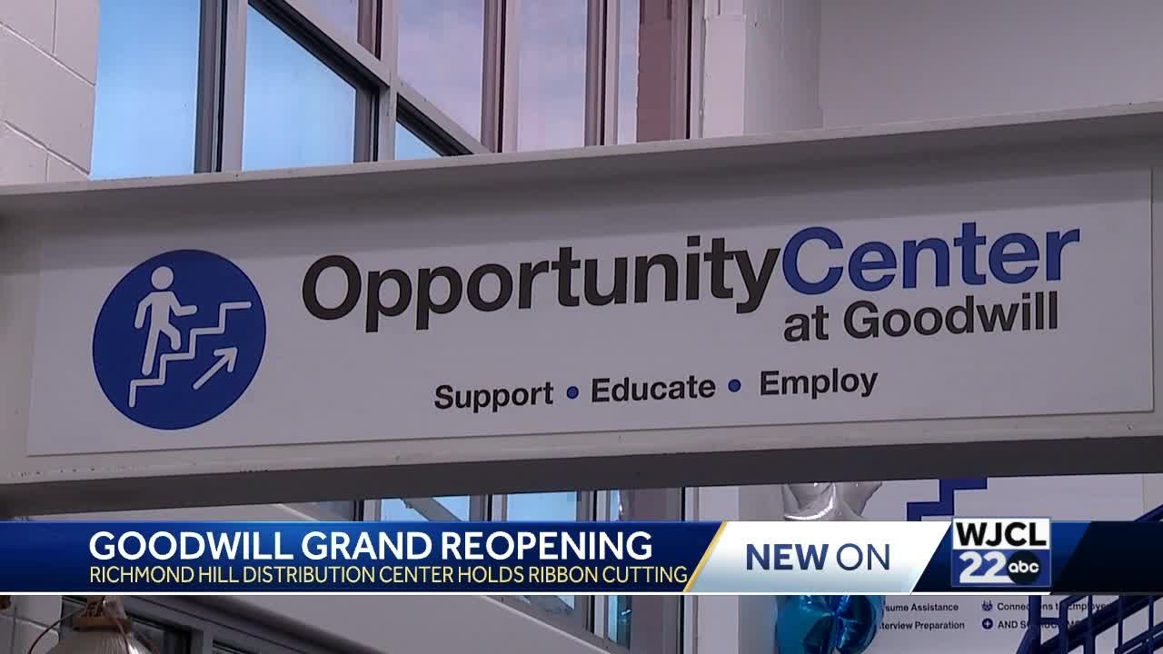 Goodwill store in Richmond Hill hosts grand reopening - YouTube
