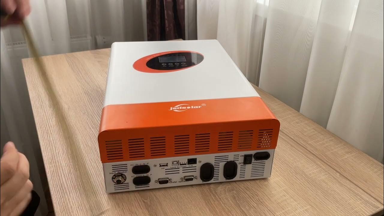 Гібридний інвертор JsdSolar 5.5KW 48V - YouTube