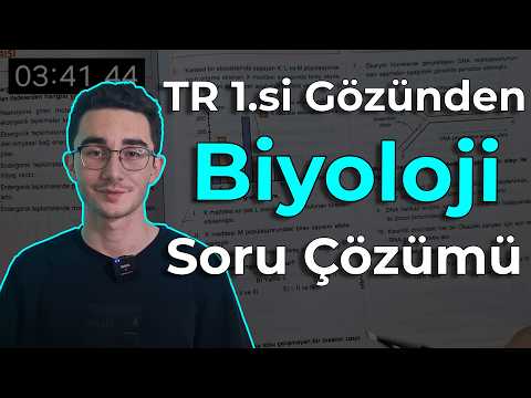 TR 1.si gözünden AYT BİYOLOJİ DENEME ÇÖZÜMÜ