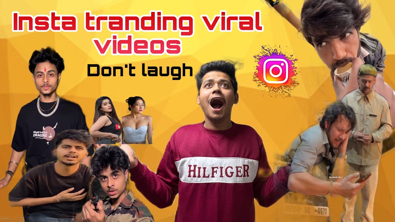 Insta trending viral videos || don’t laugh 🤭challenge || part 1 # ...