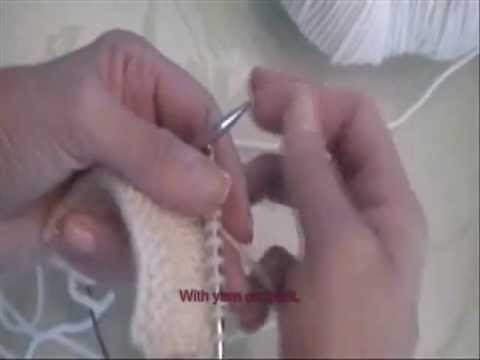 Knit 1 through the back loop (k1tbl).wmv - YouTube