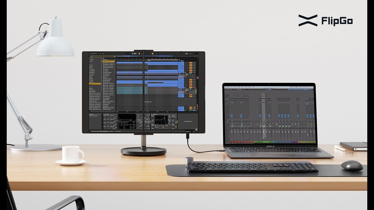 JSAUX FlipGo: Portable Dual Screen for Boosted Productivity - YouTube