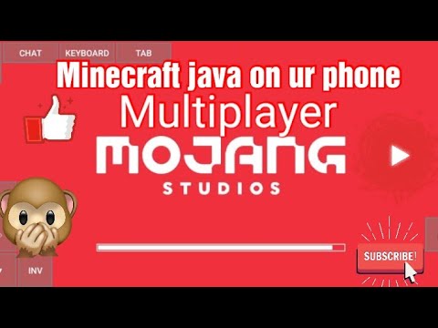 How to play MINECRAFT JAVA WITH YOUR FRIENDS on ur mobile phone - YouTube