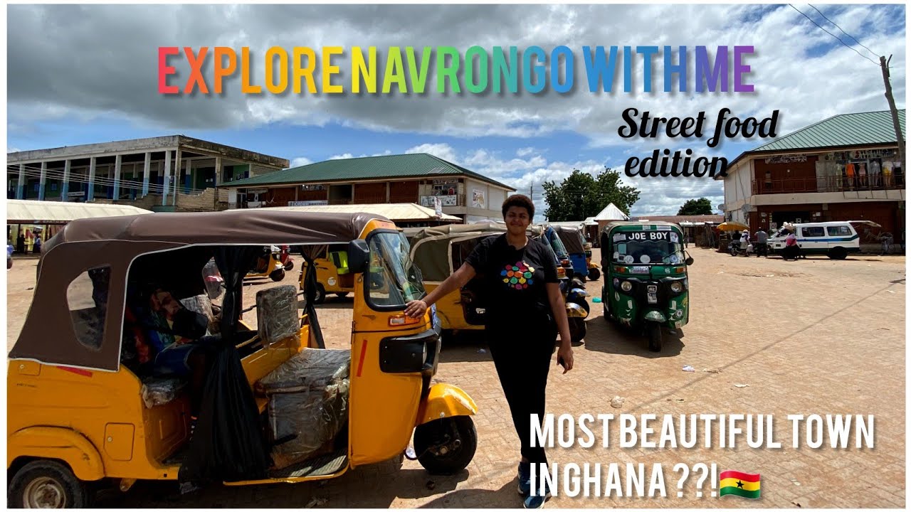 TRYING STREET FOOD IN NAVRONGO, GHANA - YouTube