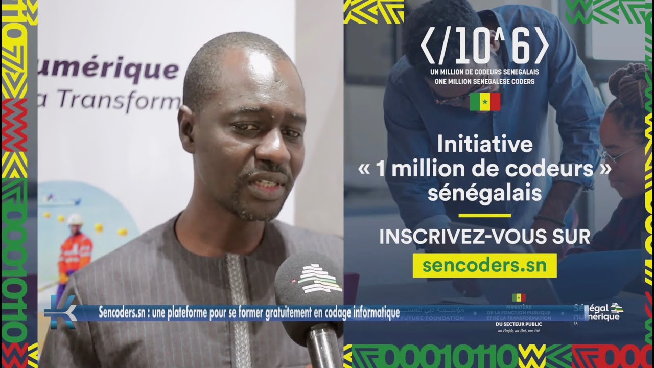 SENCODERS.SN pour former 1M de codeurs sénégalais.[Kenkelibaa] - YouTube
