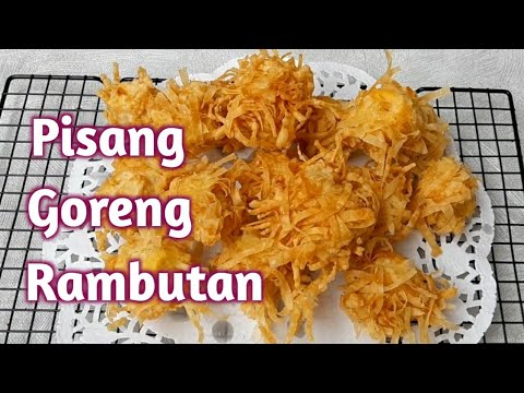 Cara Membuat Pisang Goreng Rambutan - Krispi Enak Banget - YouTube