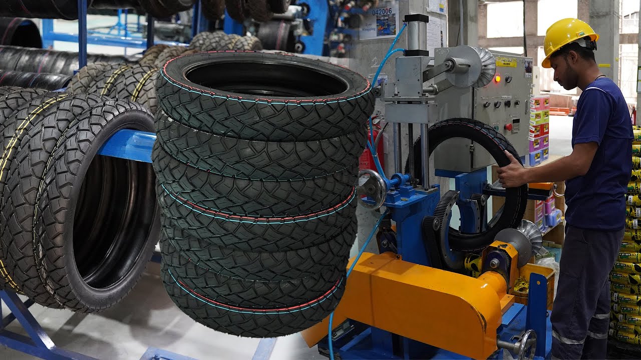 How Tyres Are Made amazingly by Pakistani Company Darson - YouTube