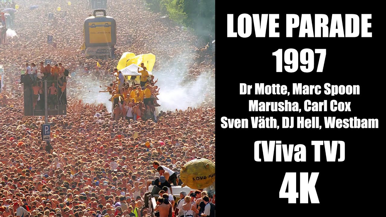 Love Parade 1997 - Dr Motte, Marc Spoon, Marusha, Carl Cox, Sven Väth ...