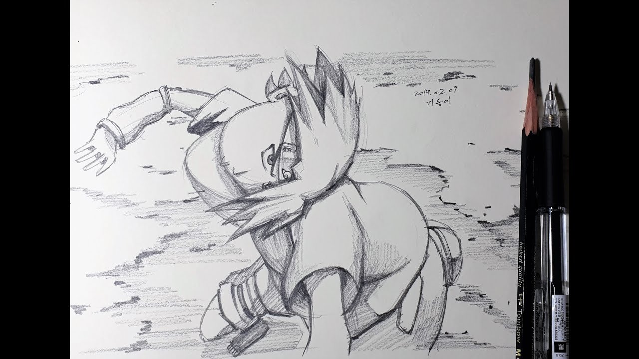 작붕 사스케 그리기 ASMR | Sasuke animation errors Drawing ASMR - YouTube