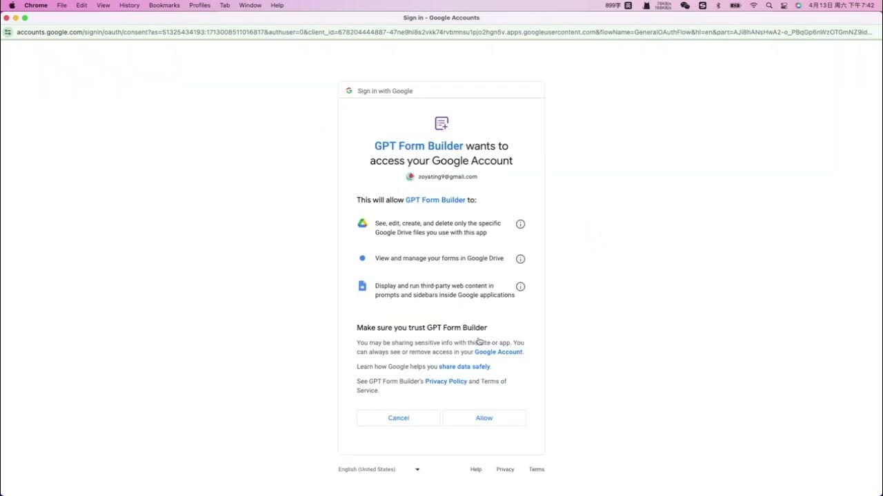 GPT Form Builder Google Forms - YouTube