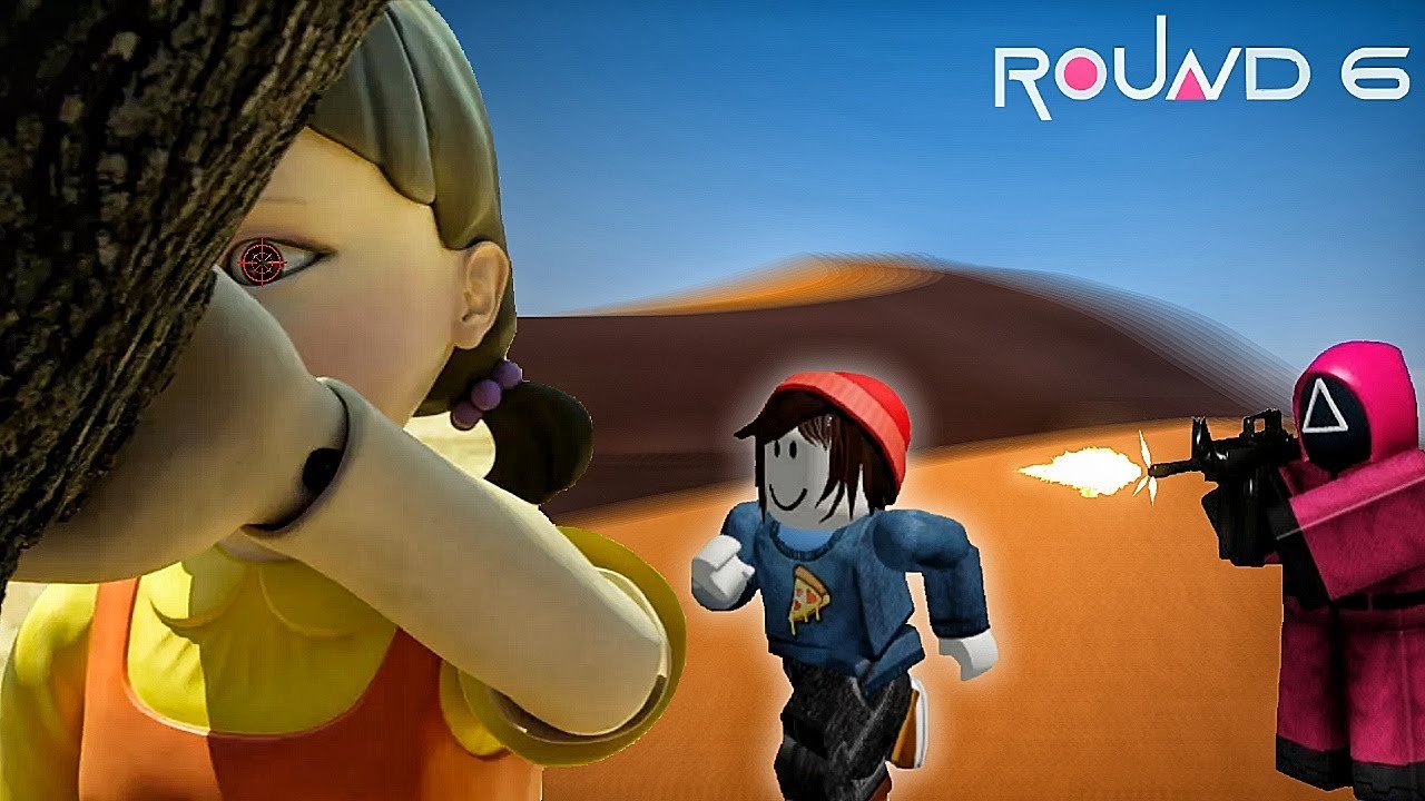 VIREI O MELHOR JOGADOR DE ROUND 6 DO ROBLOX!! KKKKK - Roblox - YouTube