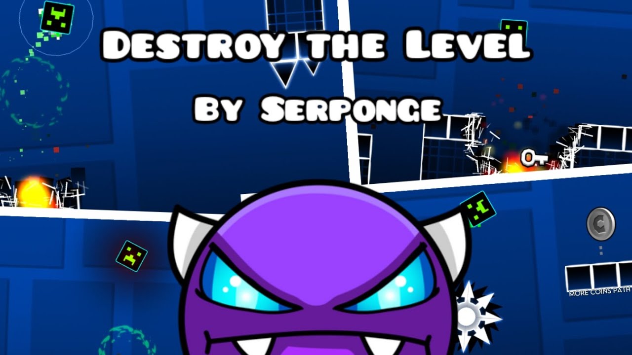 (Demon) Destroy the Level by Serponge | Geometry Dash 2.2 - YouTube
