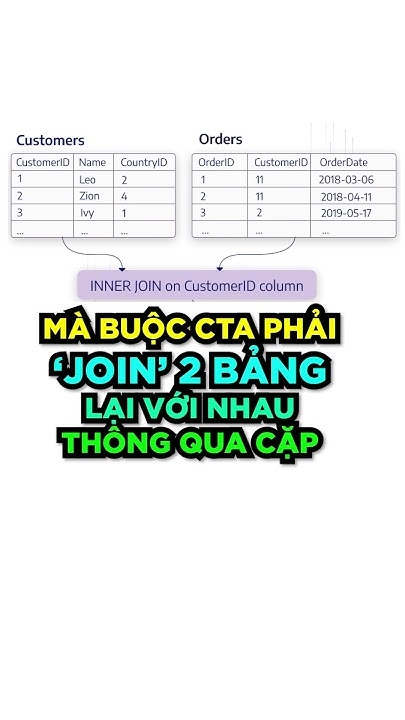 JOIN trong SQL #shorts #dataanalytics #sql #sinhvien - YouTube