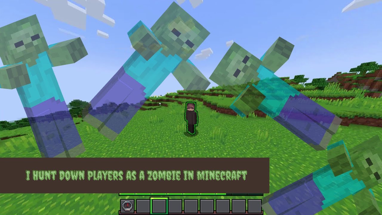 I Hunt Down Players as a Zombie in Minecraft | Zombie Infection - YouTube