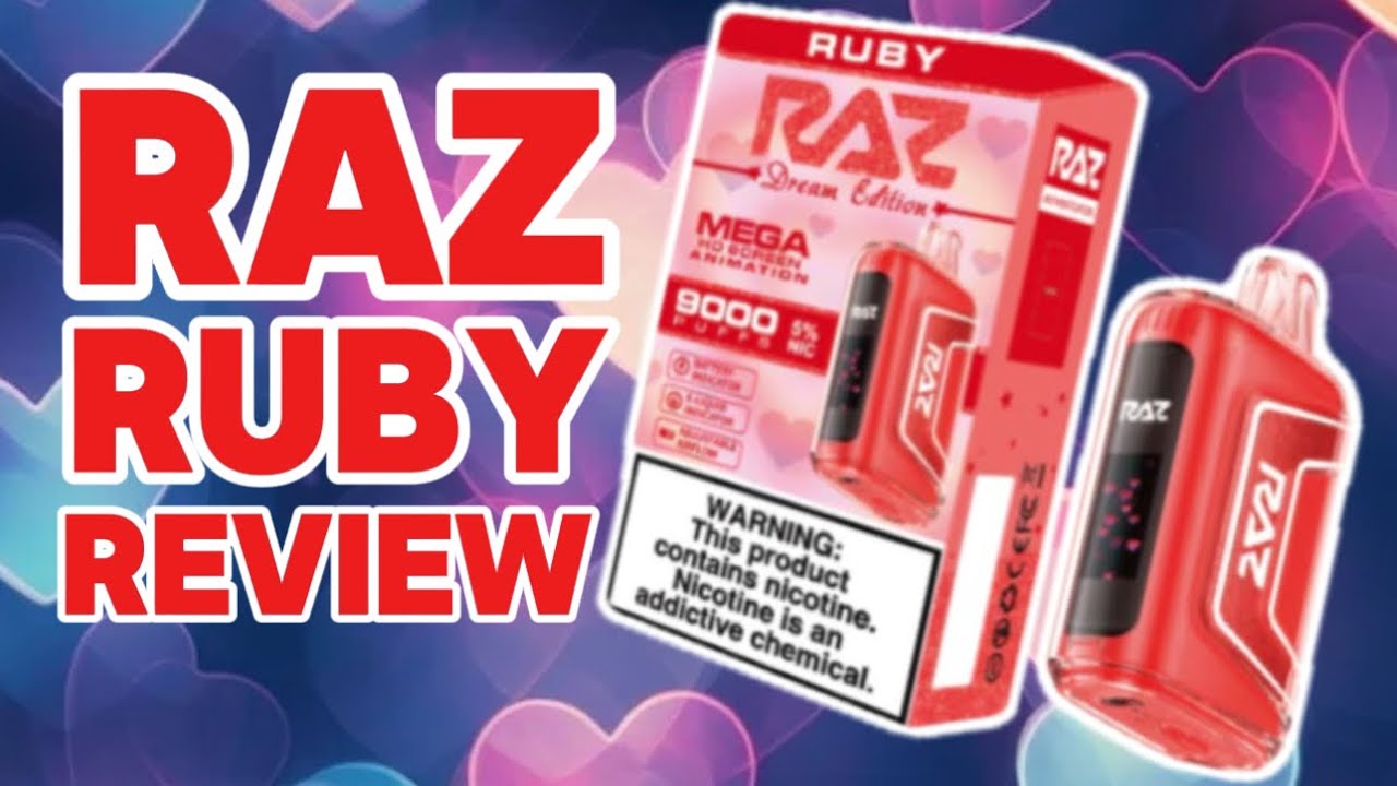 RAZ Ruby 9000 Vape Review! #vapingcommunity #raz #vapelove - YouTube