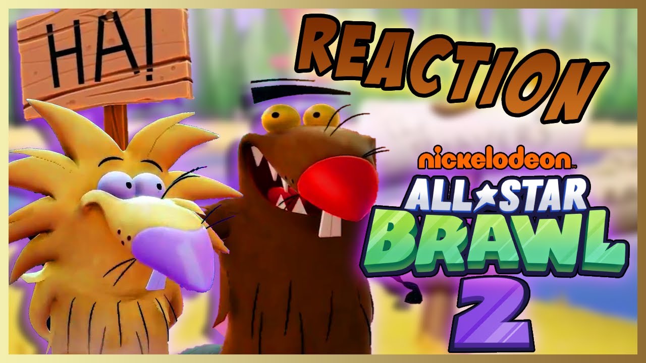ANGRY BEAVERS REVEAL REACTION - Nickelodeon All-Star Brawl 2 - YouTube