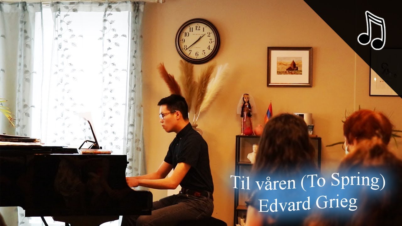 Piano: Til våren (To Spring) - Edvard Grieg - YouTube