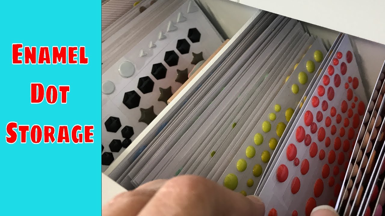 Enamel Dot Storage Cards - YouTube