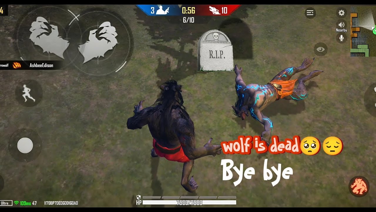 Kill wolf permanently in wolf mode🤯(video 13) by first player... - YouTube