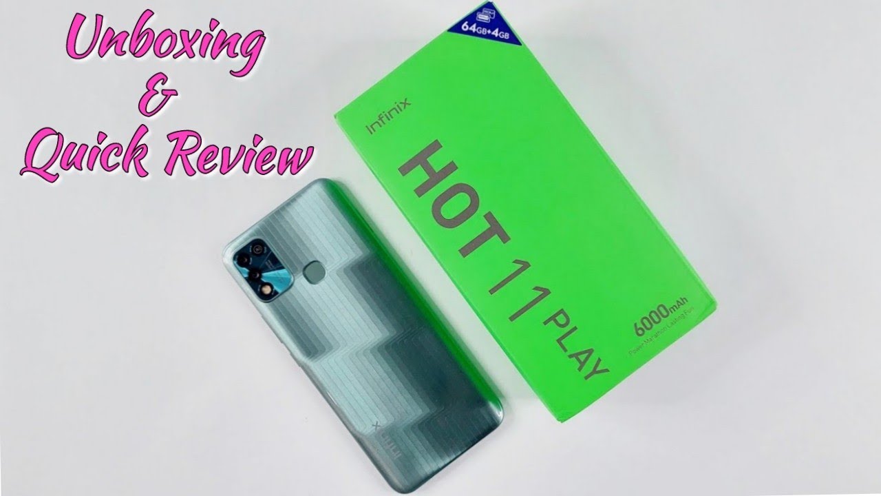 Infinix Hot 11 Play Unboxing !!! Best Gaming Mobile in Normal Range 😃 ...