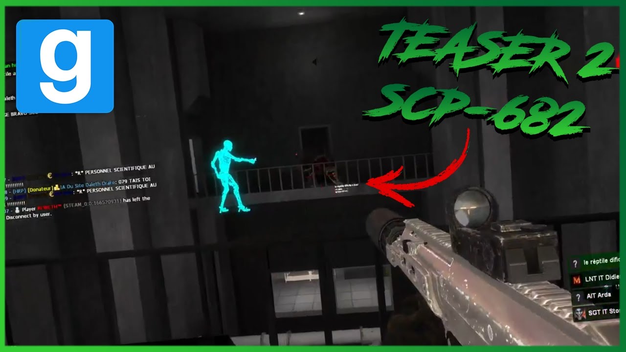 SCP RP // SCP-682 ... - Garry's Mod (TEASER 2) - YouTube