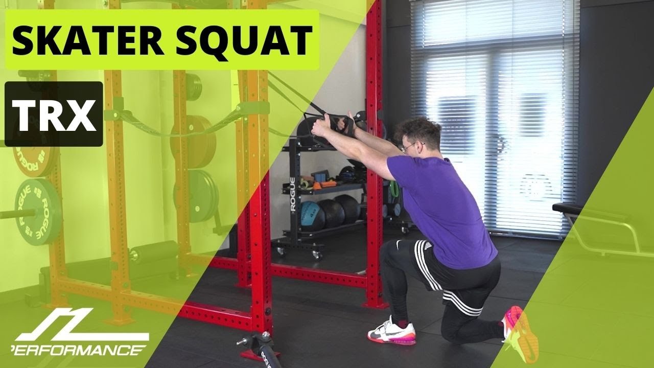 Skater Squat TRX - YouTube