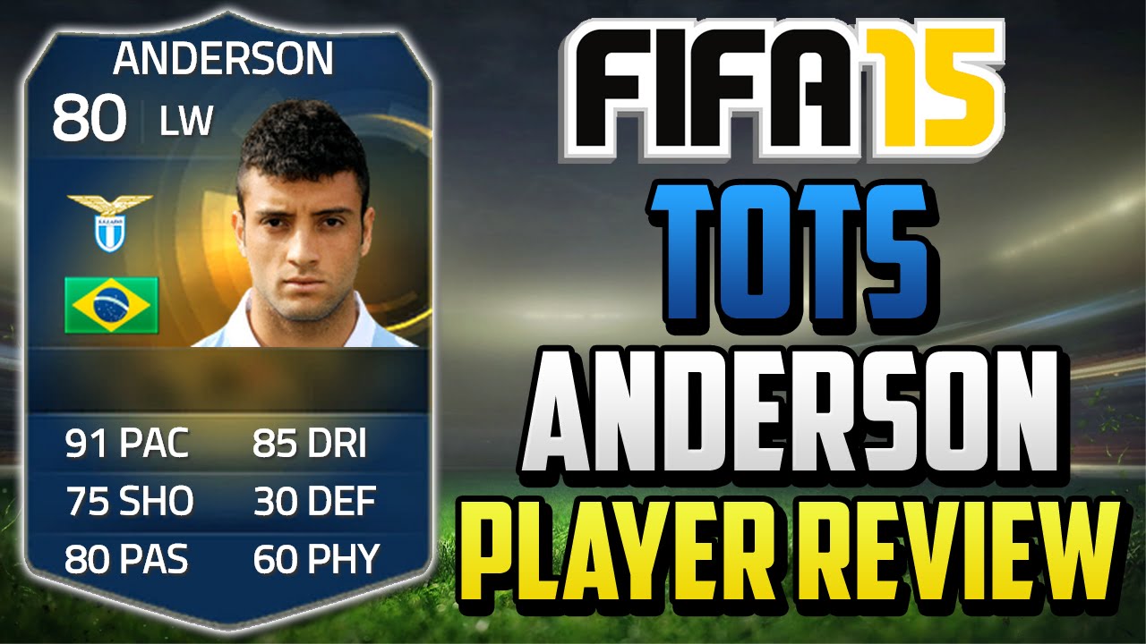 Fifa 15 TOTS Anderson Review (80) w/ In Game Stats & Gameplay - Fifa 15 ...