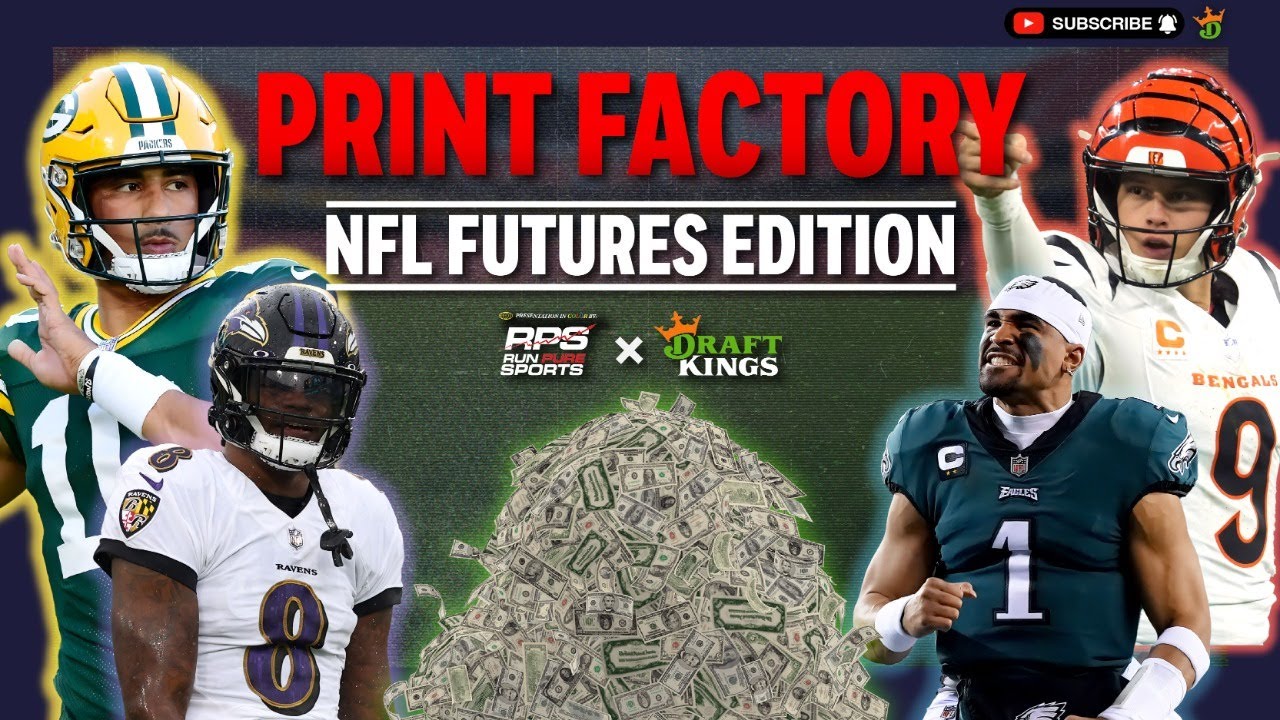 NFL DFS Strategies | FUTURES | 8/28 - NFL Print Factory - YouTube