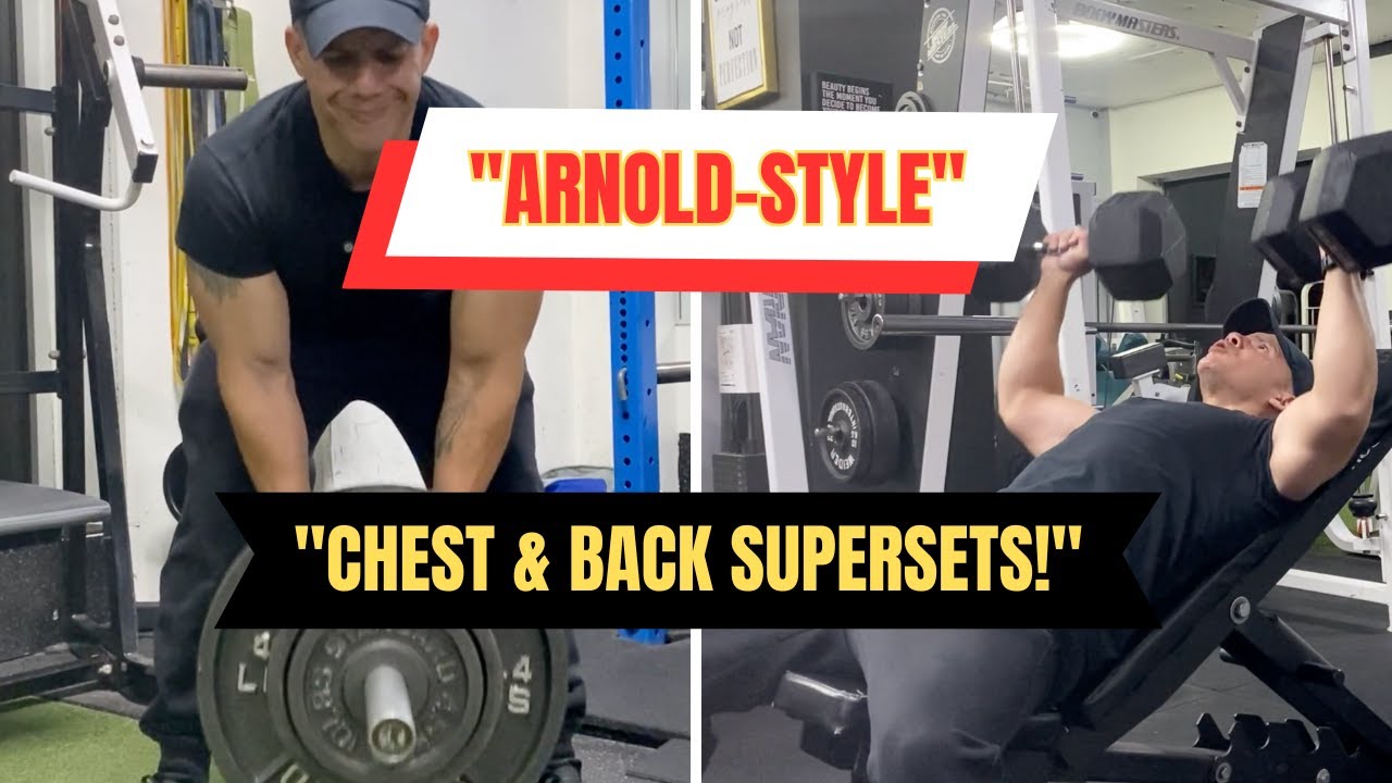 Arnold-Style Chest & Back Superset Workout | Build Muscle Faster - YouTube