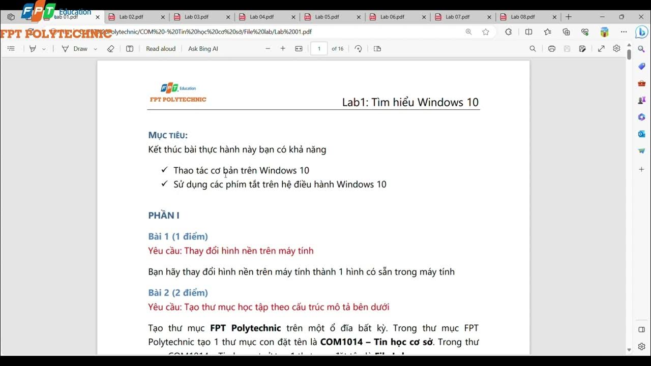 ITI101 - " Tôi là sinh viên FPoly"- ASSIGNMENT 2 - YouTube