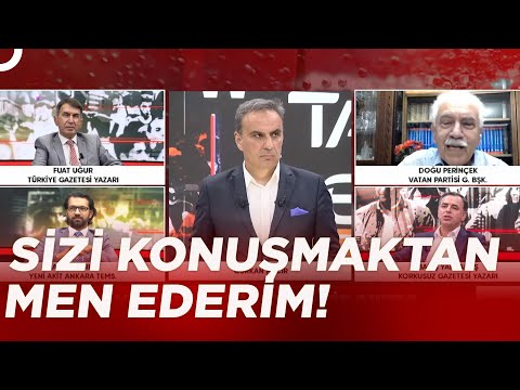 Doğu Perinçek İle Barış Yarkadaş Birbirine Girdi! Stüdyo Karıştı!|  Gürkan Hacır ile Taksim Meydanı