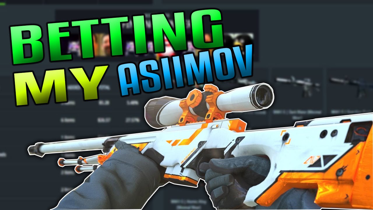 CSGO LOTTO | BETTING MY ASIIMOV - (CSGO Gambling #9) - YouTube