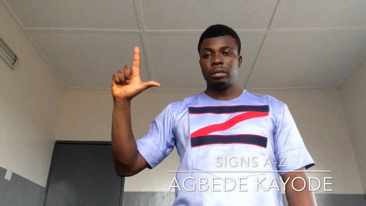 A-Z Nigerian Sign Language - YouTube