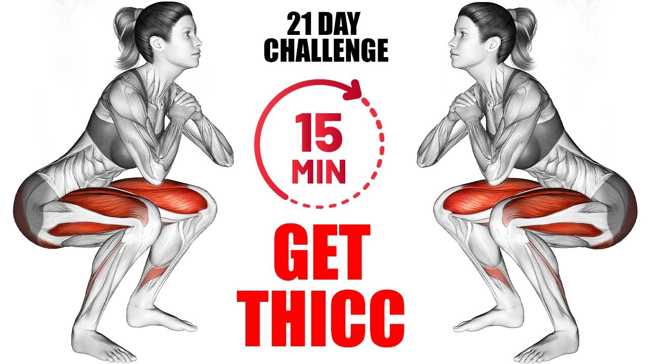 Best Online Workout Program to Get CURVES~ 21 Days to get THICC Beach ...