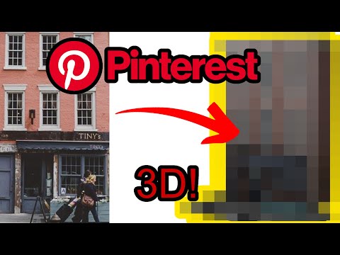 I Turned a Pinterest Photo to 3d Model!!!