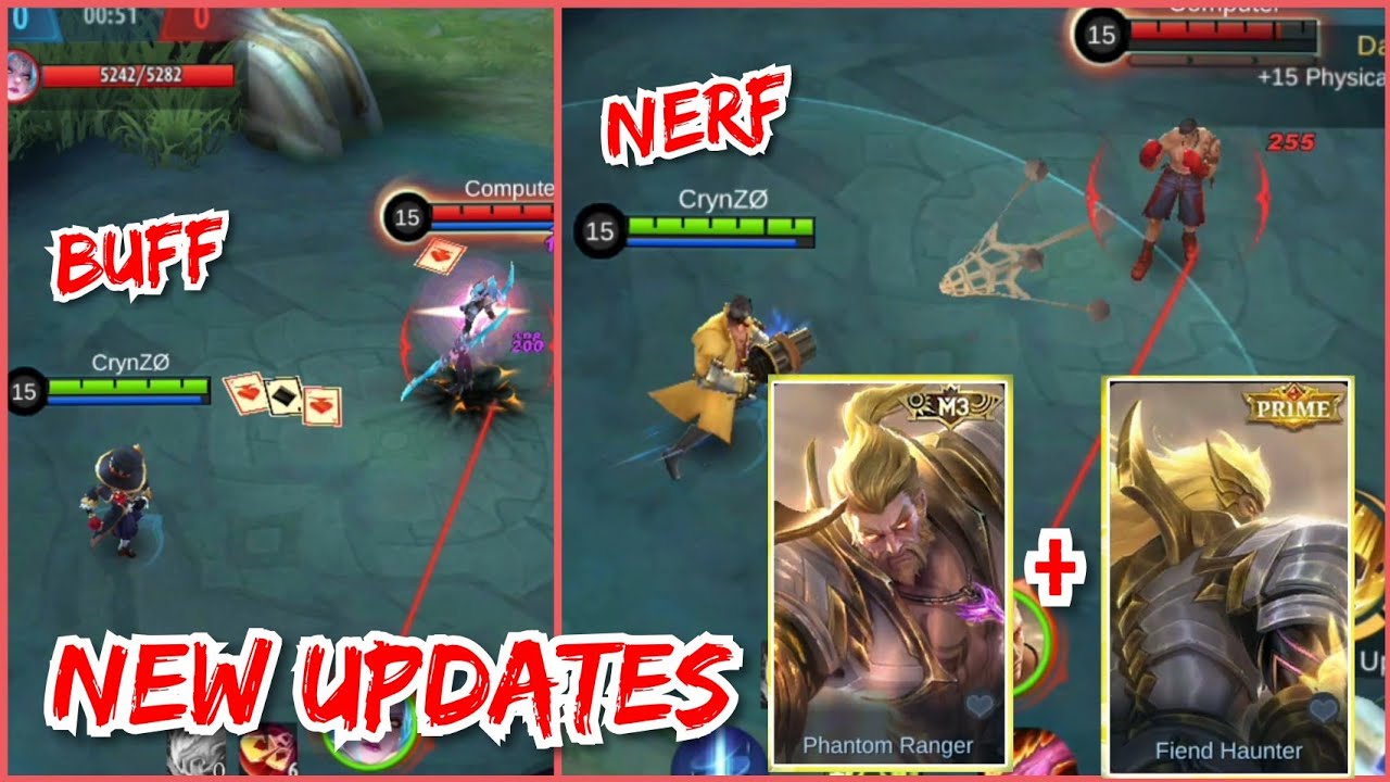 New Update | Nerf and Buff - YouTube