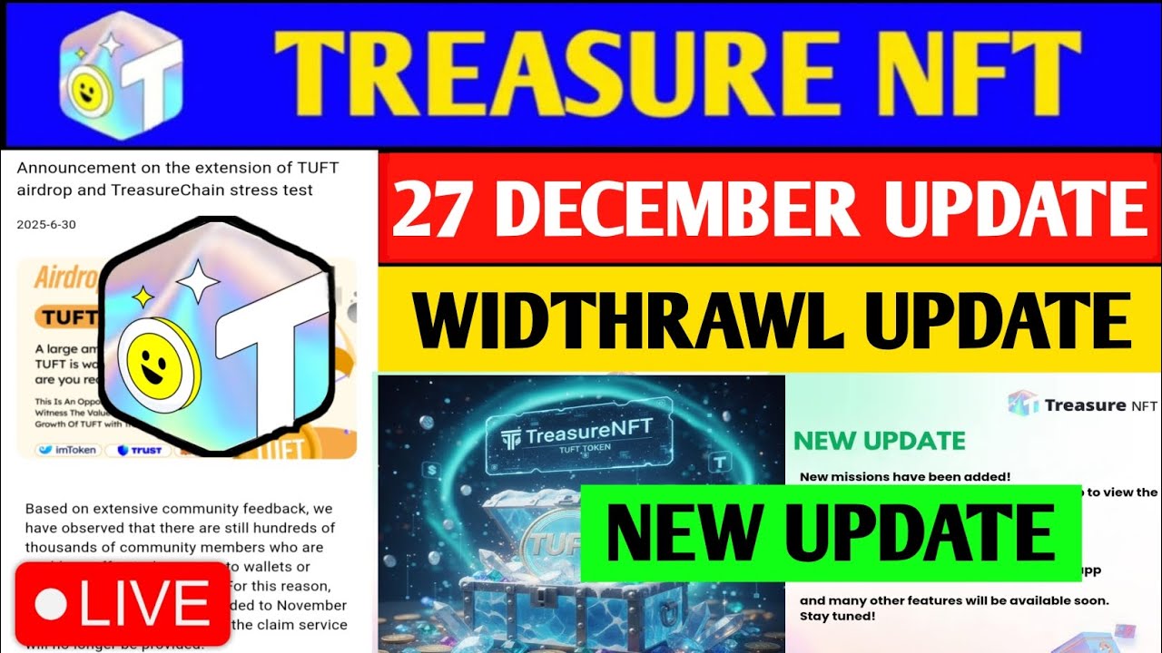 Treasure Fun Withdrawal Date 🤯 treasure fun withdrawal | treasure nft ...