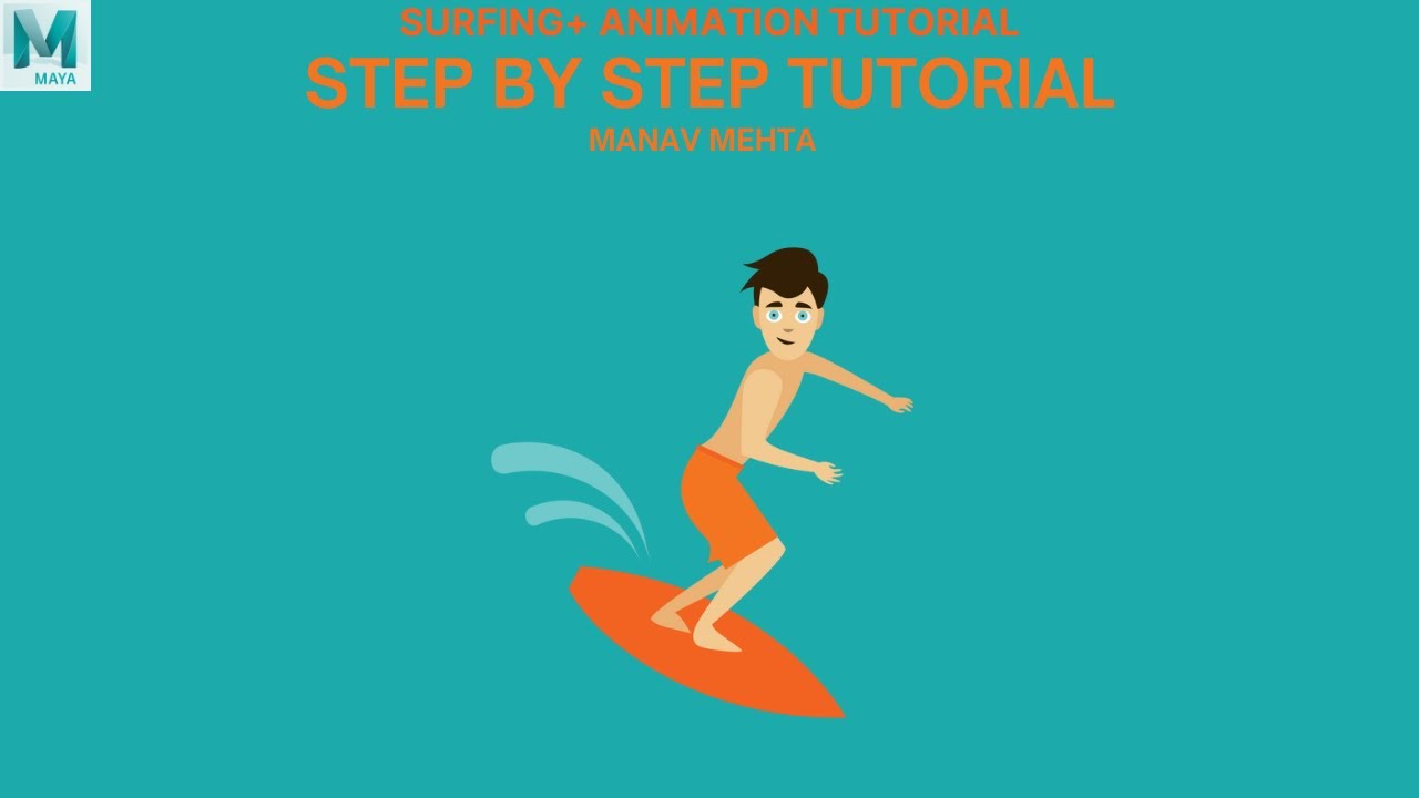 Surfing Animation Tutorial in 3D Maya | 8 Min | Lets Animate #193 - YouTube