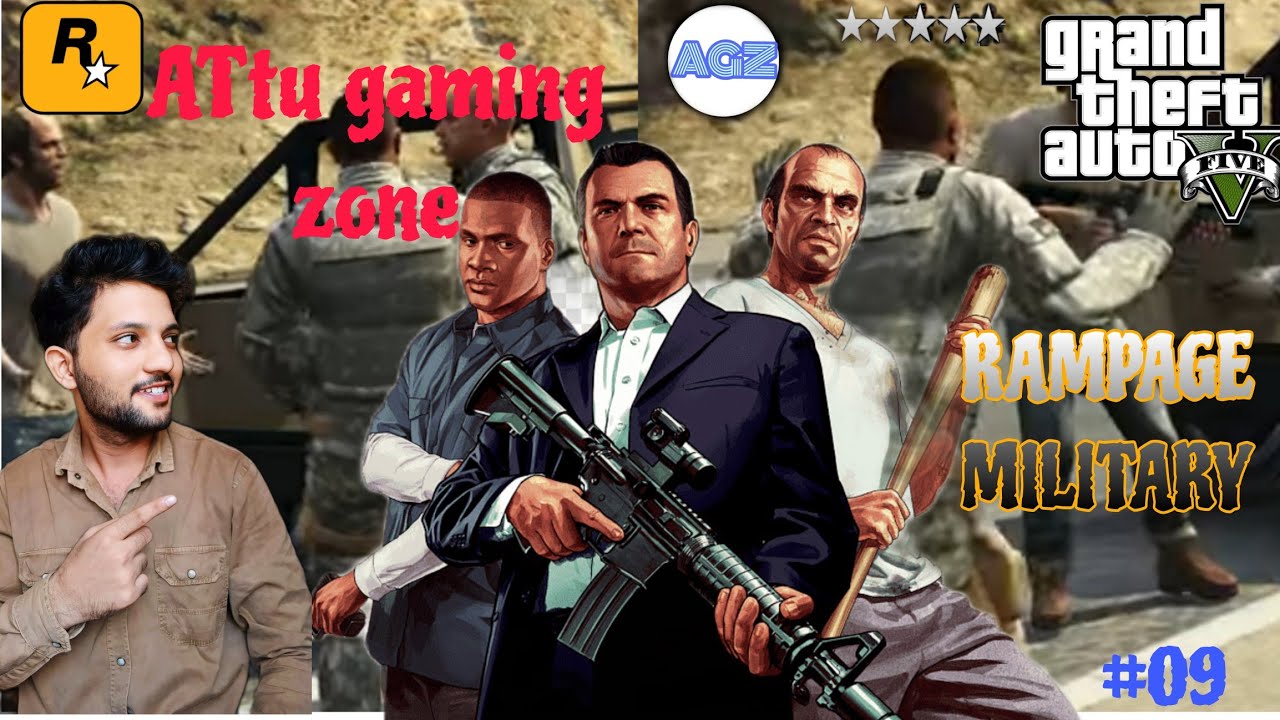 GTA V | RAMPAGE MILITARY MISSION BY TREVOR | NEW MISSION |GRAMD THEFT ...