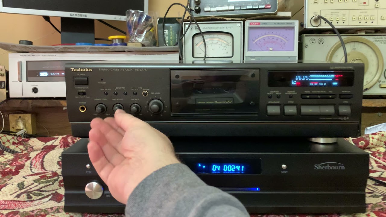 Sherbourn CD-1 & Technics RS-BX747. - YouTube