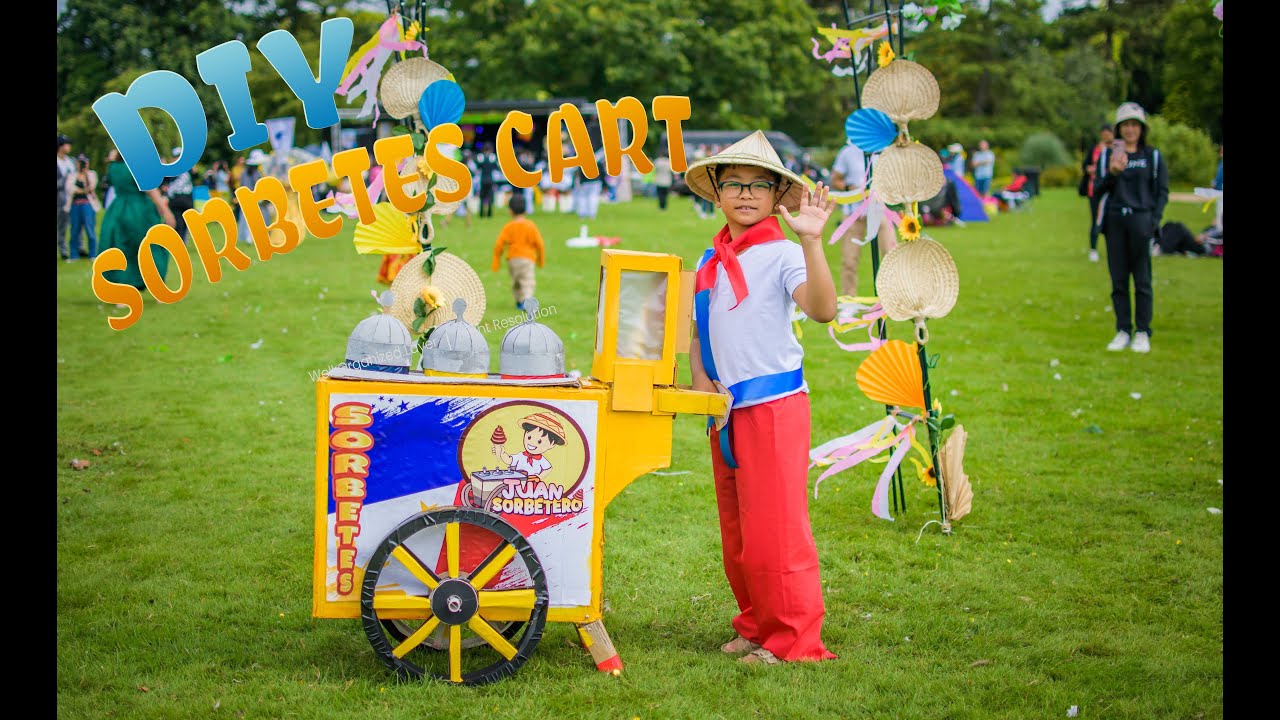 How to make SOrbetes cart Using cardboards / Diy sorbetero / Little mr ...