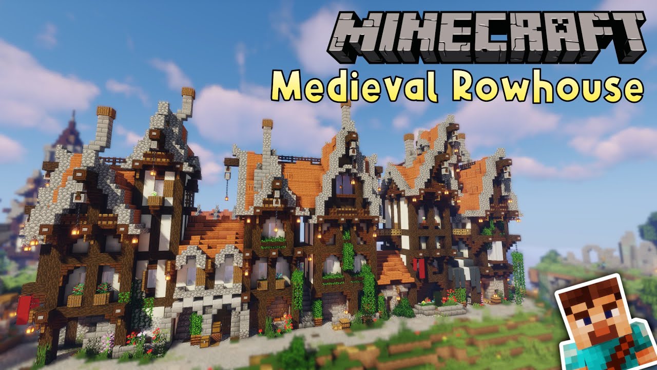Minecraft Timelapse - Medieval Rowhouse!! - YouTube