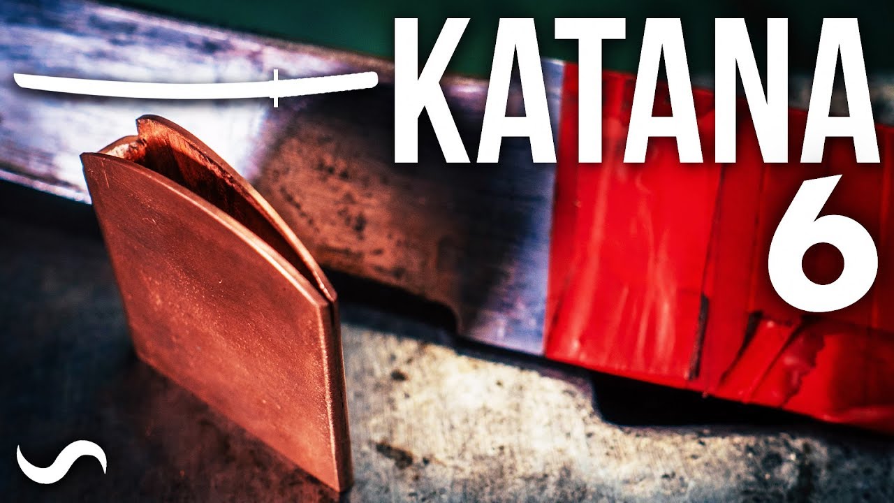 MAKING A KATANA!!! 1 MILLION LAYERS!!! PART 6 - The Habaki - YouTube