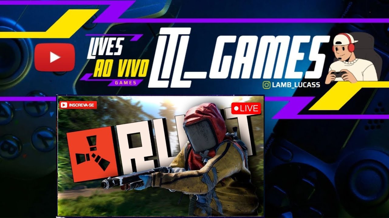 🔴 LIVE RUST - WIPE GERAL - 2x Melhor Quad SERVER 15 DIAS (VANILLA)!?🔴 - YouTube