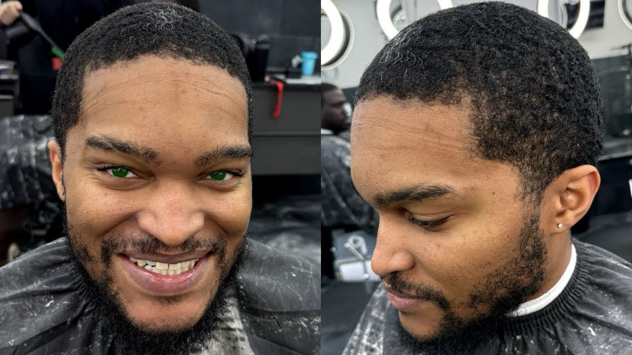 He was super excited for this BLURRY taper! Haircut tutorial - YouTube
