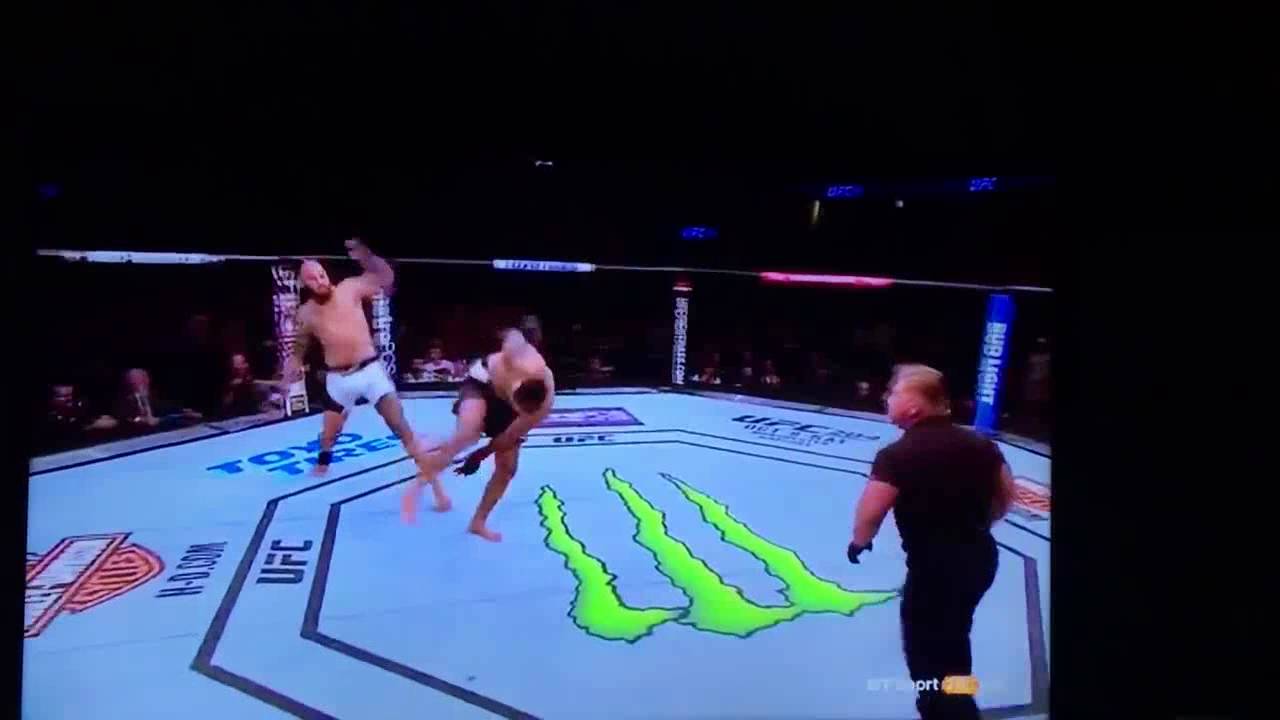 Fabricio Werdum shows how to start a fight. Dynamic Entry Kick against ...