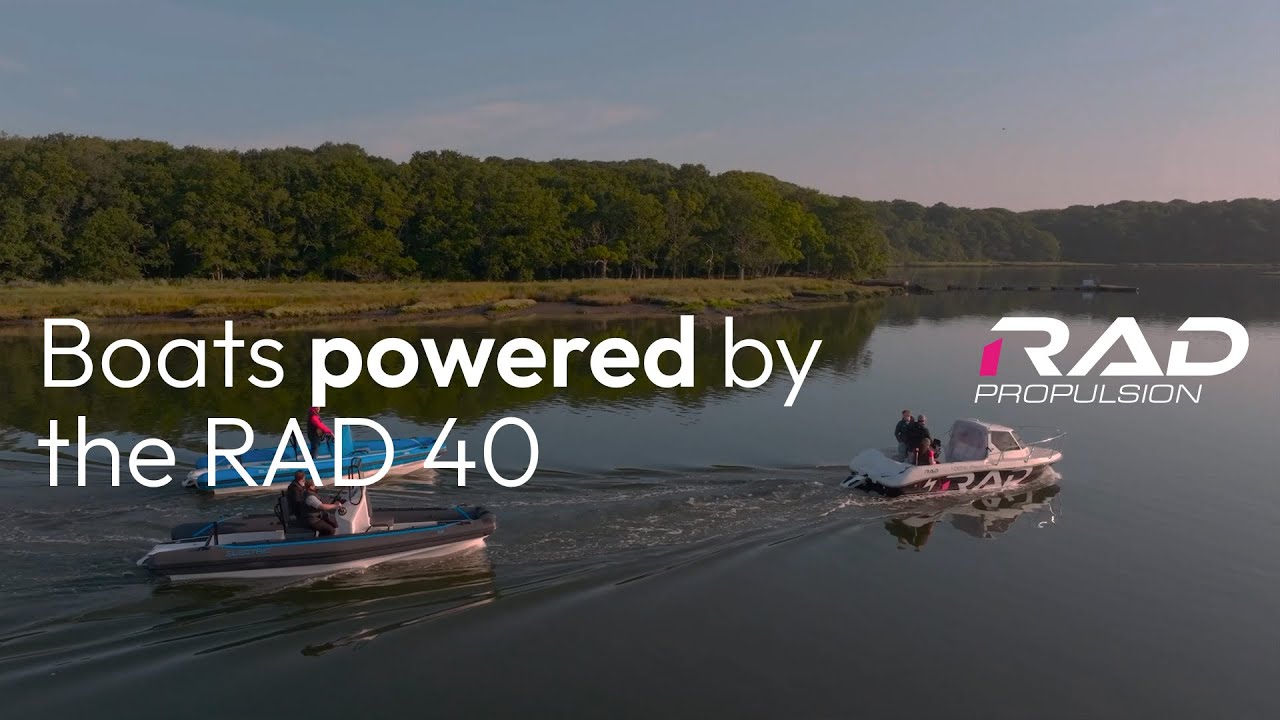Powered by RAD: Boats with the RAD40 in Action - YouTube