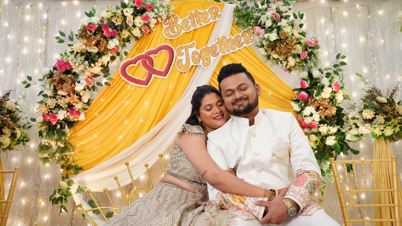 Ashutosh & Glancy/Engagement Cinematic highlights / Tulsi production ...