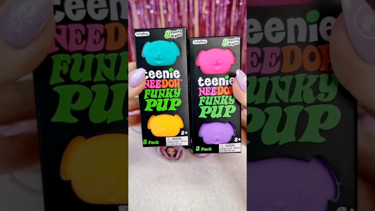 #shorts ASMR Unboxing teenie NeeDoh Funky Pup 🐶 #happynationalpuppyday ...